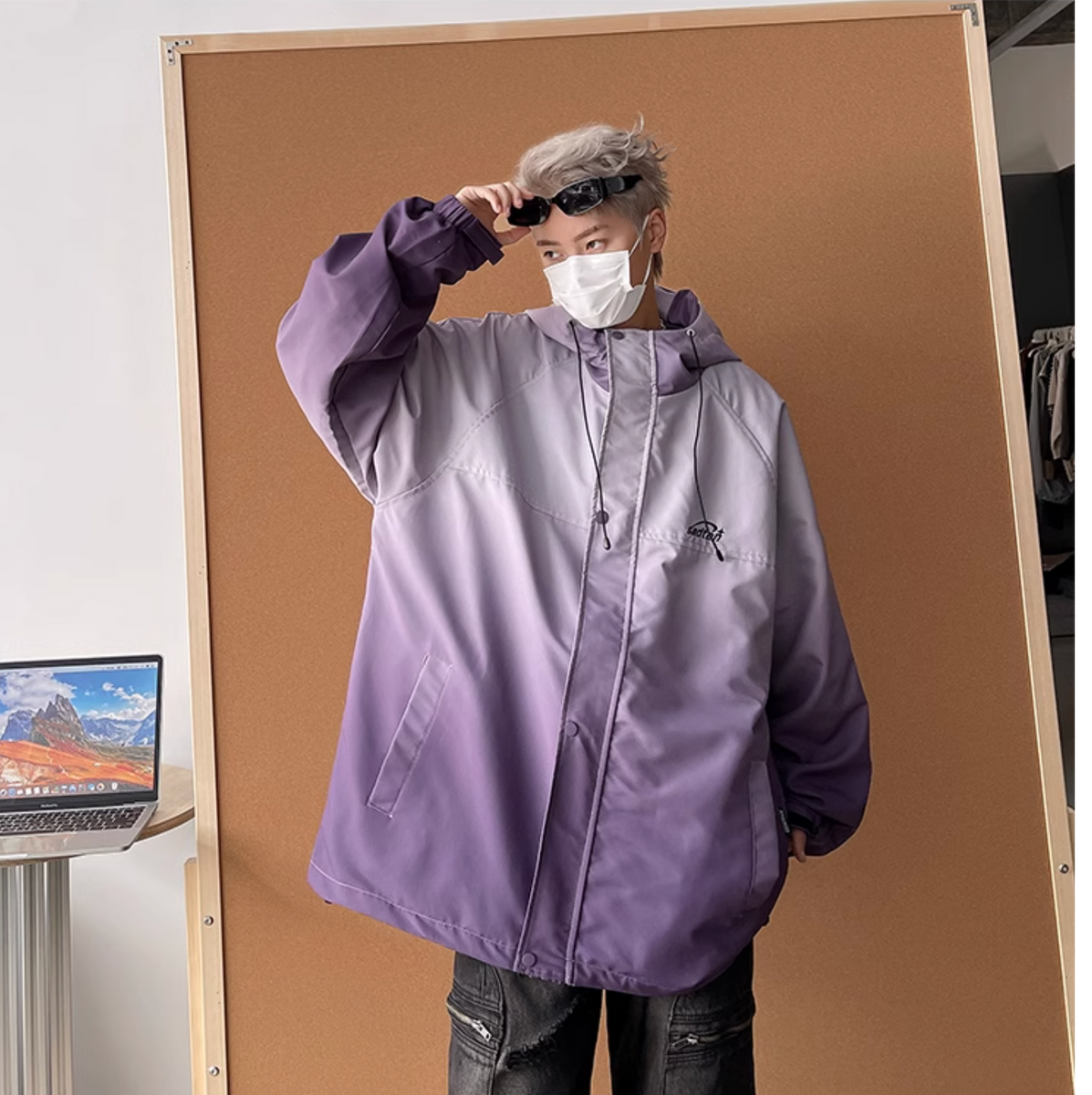 2024年 01月 1日 XZ 223-1 # JK262 漸變色 風衣外套 JJ – Daily-K Webstore