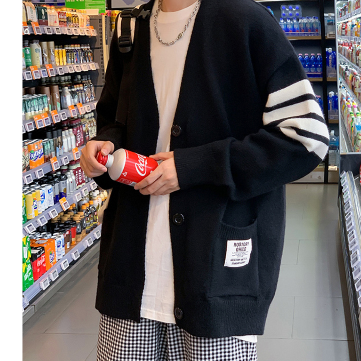 DSJD A115#M10 手臂間紋 開胸冷衫 JJ – Daily-K Webstore